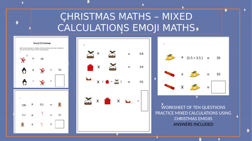The Ultimate Christmas Emoji Worksheet Challenge | Teaching Resources