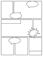 Differentiated comic strip templates | Teaching Resources