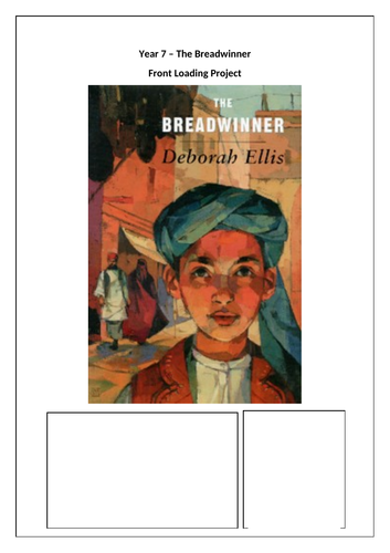 The Breadwinner - Homework Project | Teaching Resources