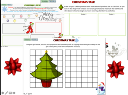 Christmas Graphic Design Challenges | Teaching Resources
