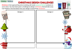 Christmas Graphic Design Challenges | Teaching Resources