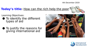 Outstanding: How can the rich help the poor? (TES Pick) | Teaching ...