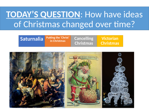The History of Christmas | Teaching Resources