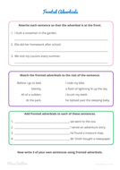 Fronted Adverbials (Poster, worksheet & answers) | Teaching Resources