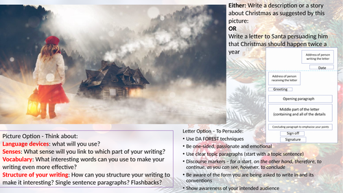 Christmas Creative Writing | Teaching Resources