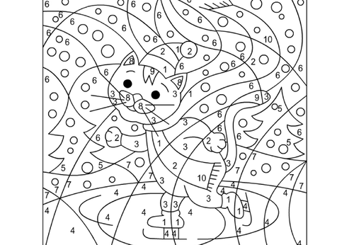 Science Christmas Colour by Numbers | Teaching Resources