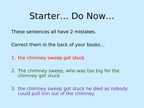 Crafting sentences for suspense Oliver Twist | Teaching Resources
