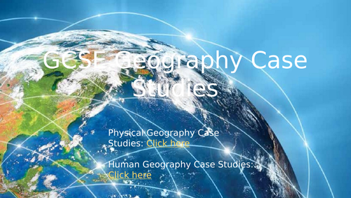 All AQA Geography Case Studies GCSE | Teaching Resources