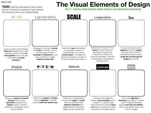 NCFE L1 Graphic Design UNIT 01 SCHEME OF WORK NEW | Teaching Resources