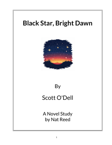 Black Star, Bright Dawn by Scott O'Dell - (Lesson Plan) | Teaching ...