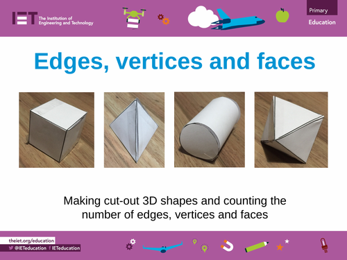 Edges, vertices and faces | Teaching Resources