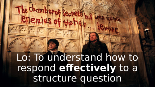Paper 1 English Language AQA - Question 3 structure, complete lesson ...