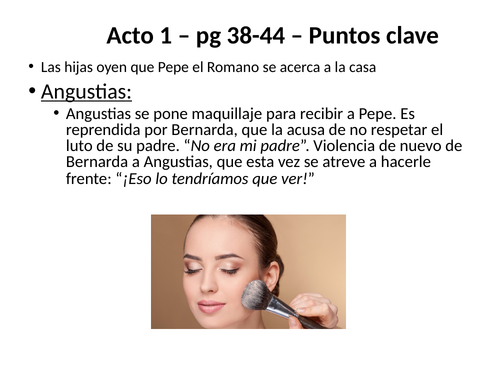La Casa de Bernarda Alba - Reading Companion - Acto 1 | Teaching Resources