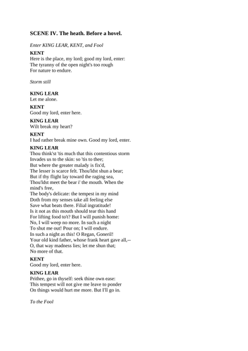 A LEVEL ENGLISH LITERATURE - KING LEAR - ACT 3 | Teaching Resources