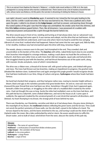 Paper 1 English Language AQA - fiction exam style Qs1-5 + text extract ...