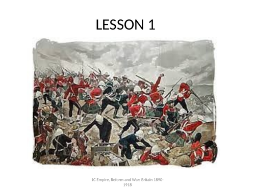 GCSE History (Eduqas - WJEC) Complete Lessons: 1C Empire War and Reform ...