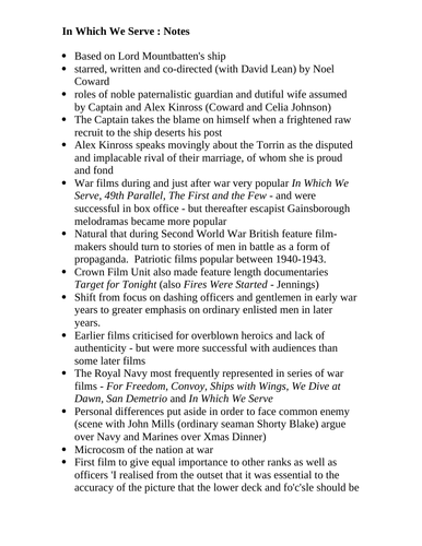 FILM STUDIES - WORLD WAR ii BRITISH FILMS | Teaching Resources