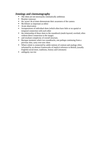 FILM STUDIES - WORLD WAR ii BRITISH FILMS | Teaching Resources