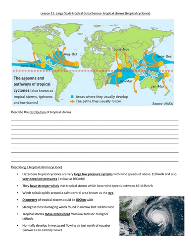 A Level Natural Hazards Information Sheets | Teaching Resources