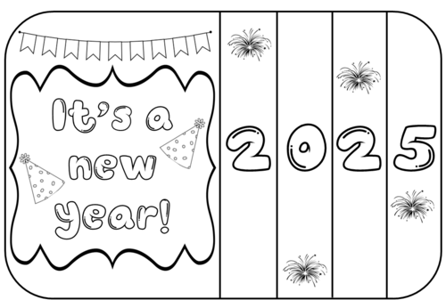 New Years 2025 Craft flipbook - best of 2024, resolutions, goals ...