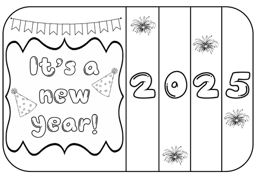 New Years 2025 Craft flipbook - best of 2024, resolutions, goals ...