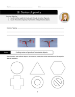 Centre of Mass and Gravity | GCSE Key Stage 4 Physics | Teaching Resources