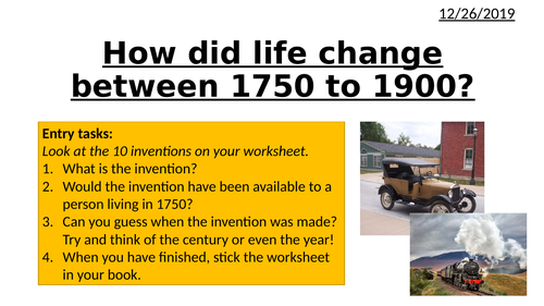 Industrial Revolution 1750-1900 | Teaching Resources