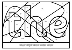 Phase 2 Tricky Words Colouring pages | Teaching Resources