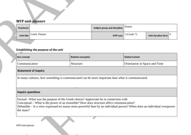 GREEK THEATRE UNIT - DRAMA | Teaching Resources