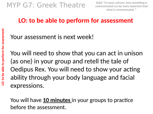 GREEK THEATRE UNIT - DRAMA | Teaching Resources