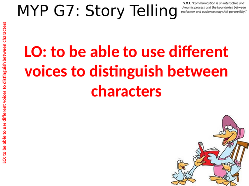 STORY TELLING UNIT - DRAMA | Teaching Resources