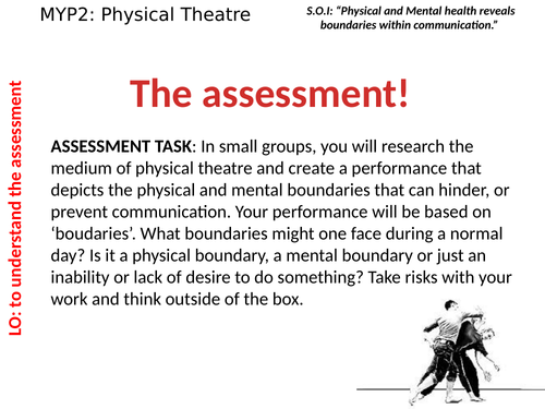 PHYSICAL THEATRE DANCE/DRAMA UNIT | Teaching Resources
