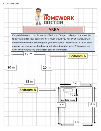 Maths Investigation: The Bedroom Design Challenge | Teaching Resources