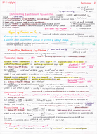 OCR A Level Chemistry Equilibrium Revision Poster | Teaching Resources