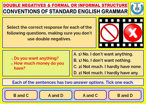 STANDARD ENGLISH CONVENTIONS: POWERPOINT PRESENTATION | Teaching Resources STANDARD ENGLISH CONVENTIONS: POWERPOINT PRESENTATION | Teaching Resources