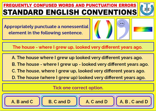 STANDARD ENGLISH CONVENTIONS: POWERPOINT PRESENTATION | Teaching Resources STANDARD ENGLISH CONVENTIONS: POWERPOINT PRESENTATION | Teaching Resources