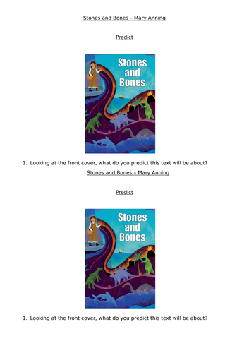 Stones and Bones Guided Reading | Teaching Resources
