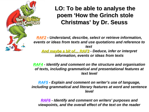 How the Grinch Stole Christmas Bundle | Teaching Resources