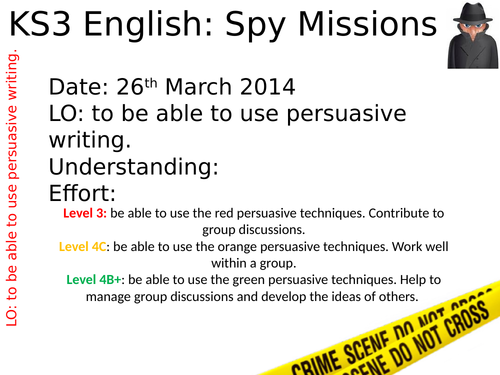 KS3 Persuasive Writing TASK CARD English | Teaching Resources