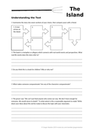 The Island - Armin Greder - Worksheet set | Teaching Resources
