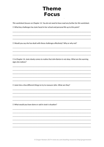 Looking for Alibrandi mixed worksheets | Teaching Resources