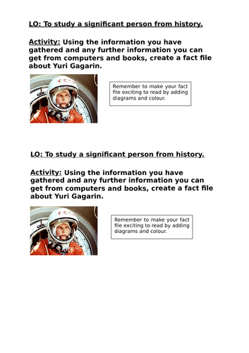 Key Stage 2 Space Topic/History/Geography planning (7 lessons ...
