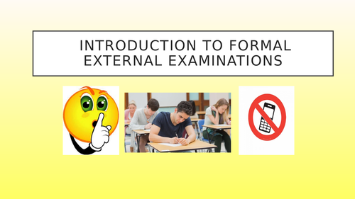 Introduction to the Formal Examination Process Assembly | Teaching ...