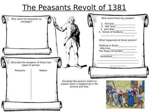The Peasants Revolt: What Was the Peasants Revolt? | Teaching Resources