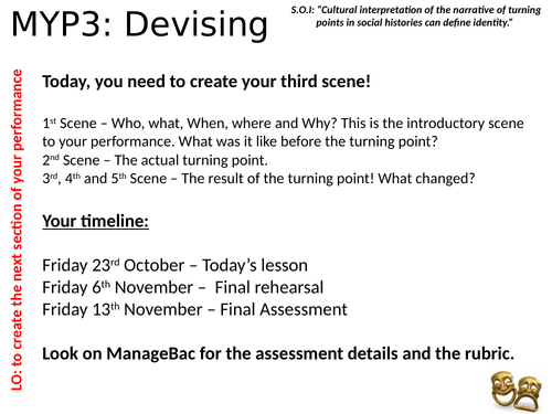 DEVISING Unit of Work DRAMA KS3/4 | Teaching Resources