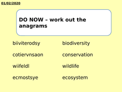KS4 biology Classification and Biodiversity | Teaching Resources