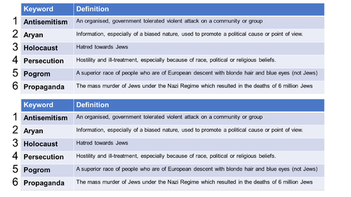 Fully resourced lesson the Holocaust. 2. Antisemitism 1933-1939 ...