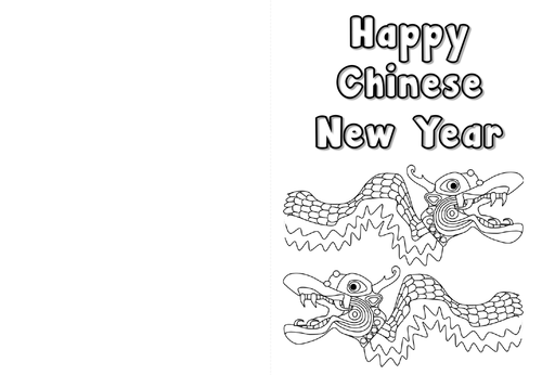 Chinese New year cards | Teaching Resources