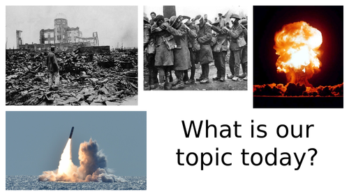 weapons of mass destruction | Teaching Resources