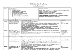 Maths Mastery number 3 planning EYFS | Teaching Resources